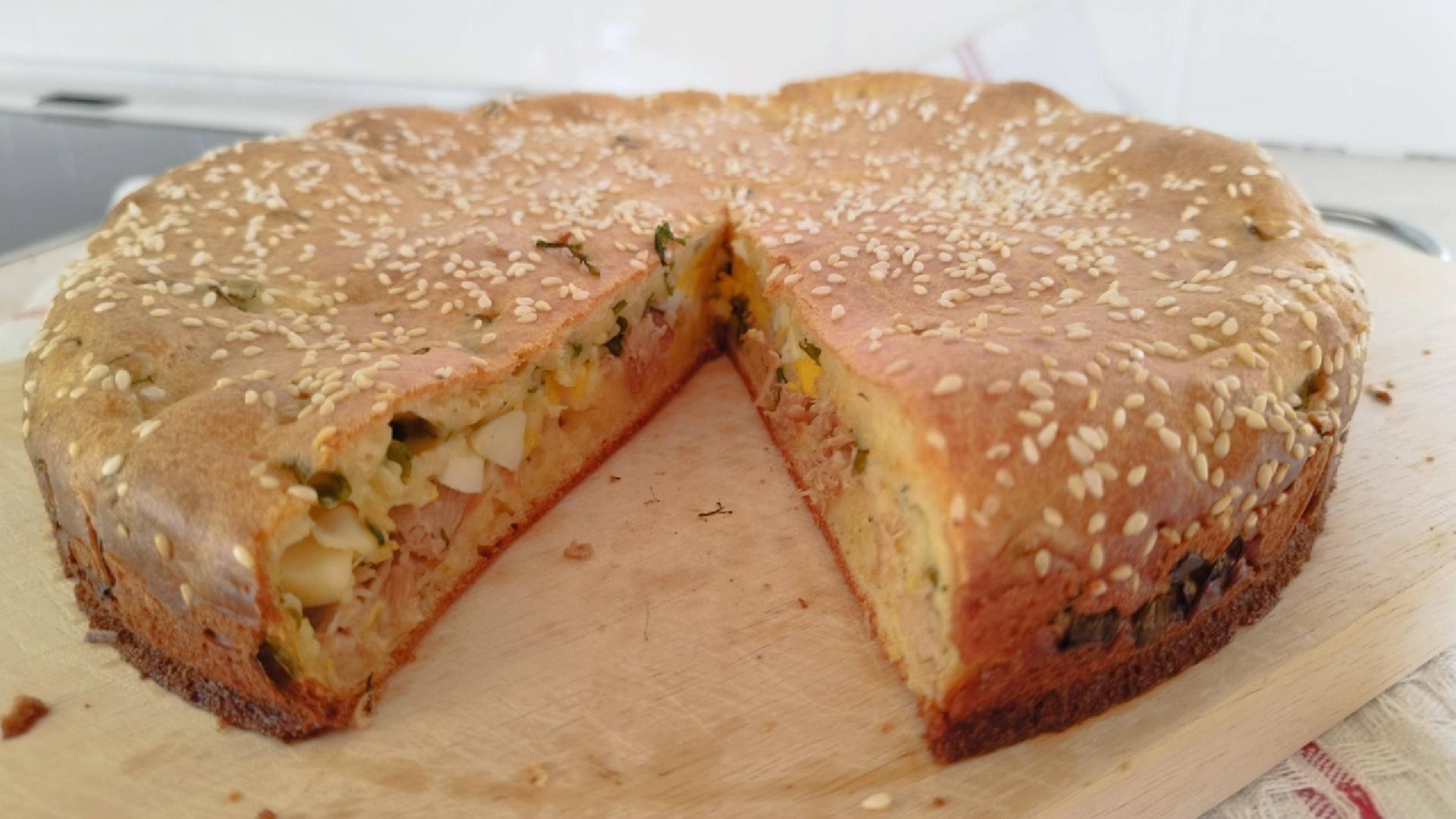 Невероятно нежный и вкусный Заливной пирог: Любовь с первого укуса!