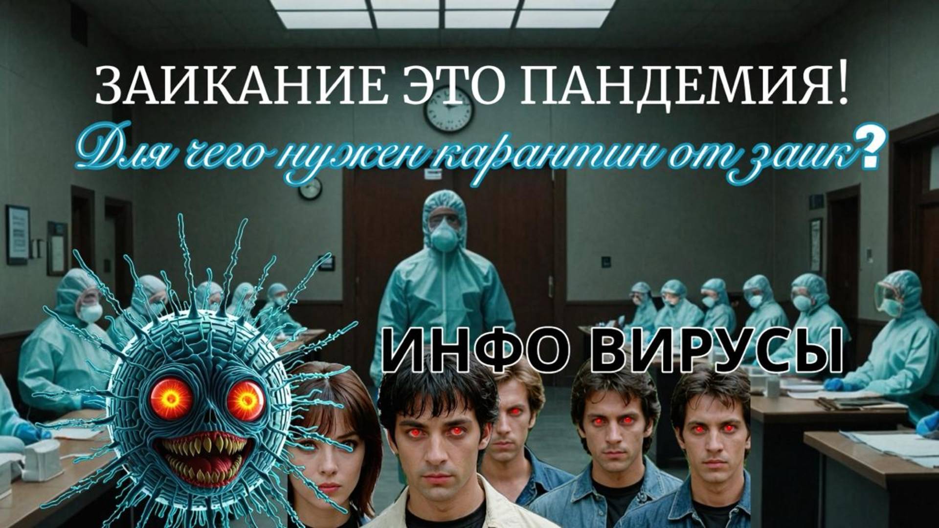 Заикание это пандемия Карантин обязателен Инфо вирусы Урок для заик