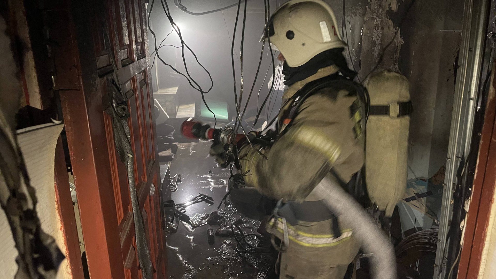 Пожар в подвале