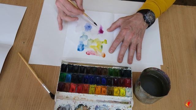 ПАЛИТРА ДЛЯ АКВАРЕЛИ. ЗНАКОМСТВО С АКВАРЕЛЬЮ ЧАСТЬ2 | СТУДИЯ ИЗОБРАЗИТЕЛЬНОГО ИСКУССТВА «АЛЬТАИР»