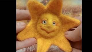 Масленичное Солнышко :)  Солнышко сделанное техникой сухого валяния!!!