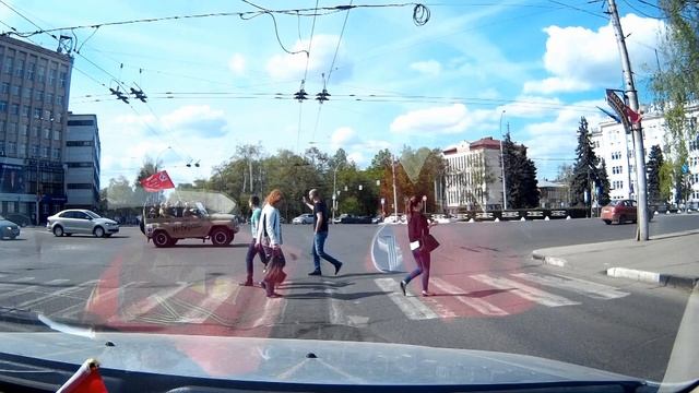 Уазик  .г.Вологда 9 мая 2016г.