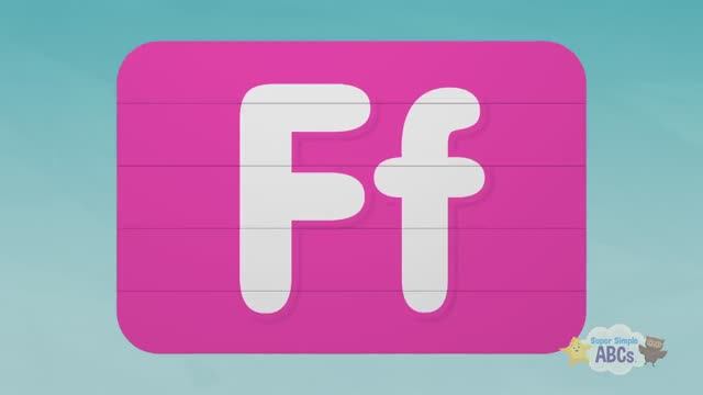 Alphabet Surprise | Turn & Learn ABCs | Learn Letter F | 🌈 Super Simple ABCs