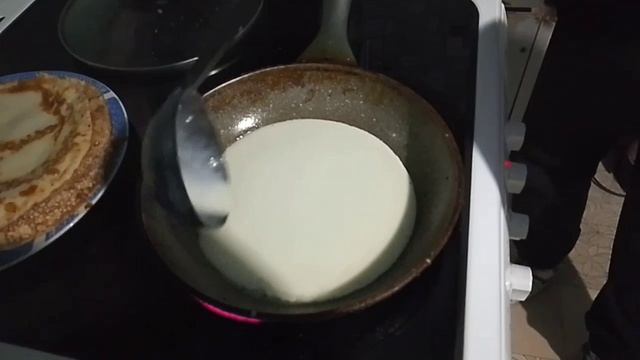 Готовим блины с Дочерью!