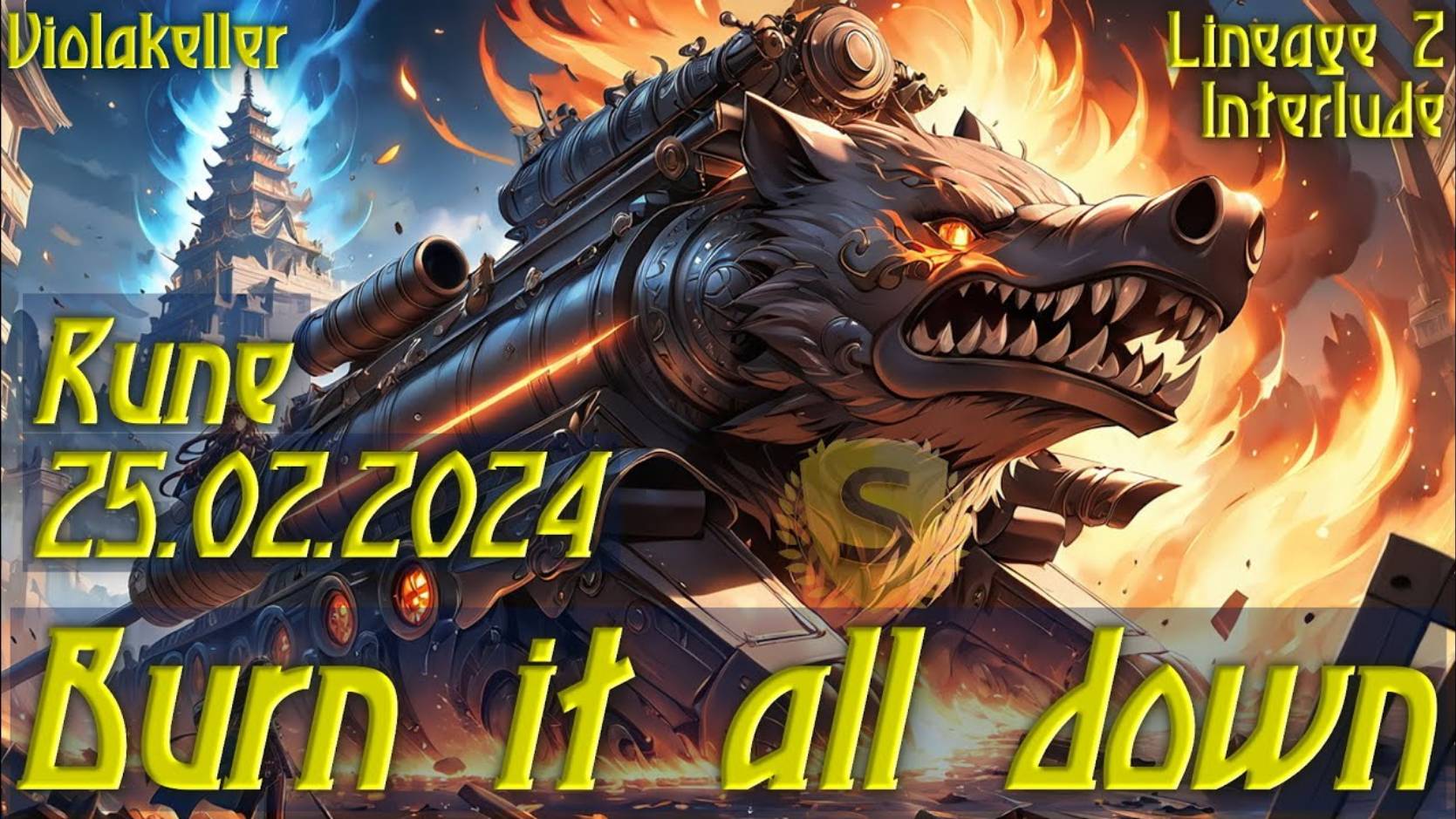 Violakeller Rune - Burn it all down
