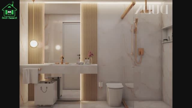 Дизайн санузла совмещенного и раздельного в современном стиле 🛀🏻🚽🚿 (44)