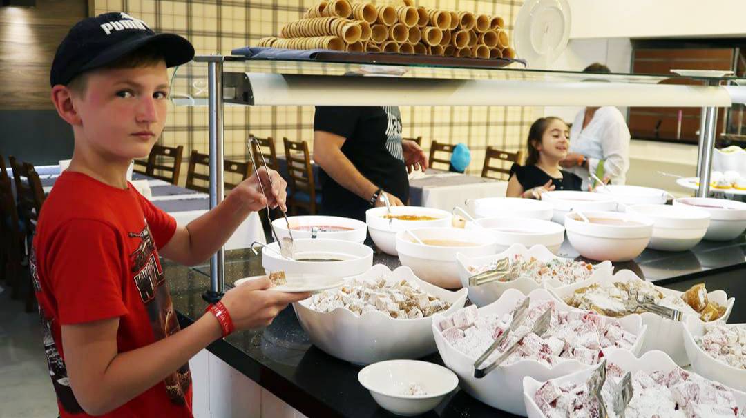 Чем кормят в отелях Турции. Завтрак, обед и ужин в отеле Eftalia Ocean Шведский стол. Отдых в Турции