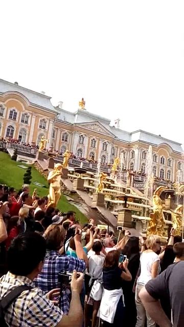 фонтаны в Петергофе