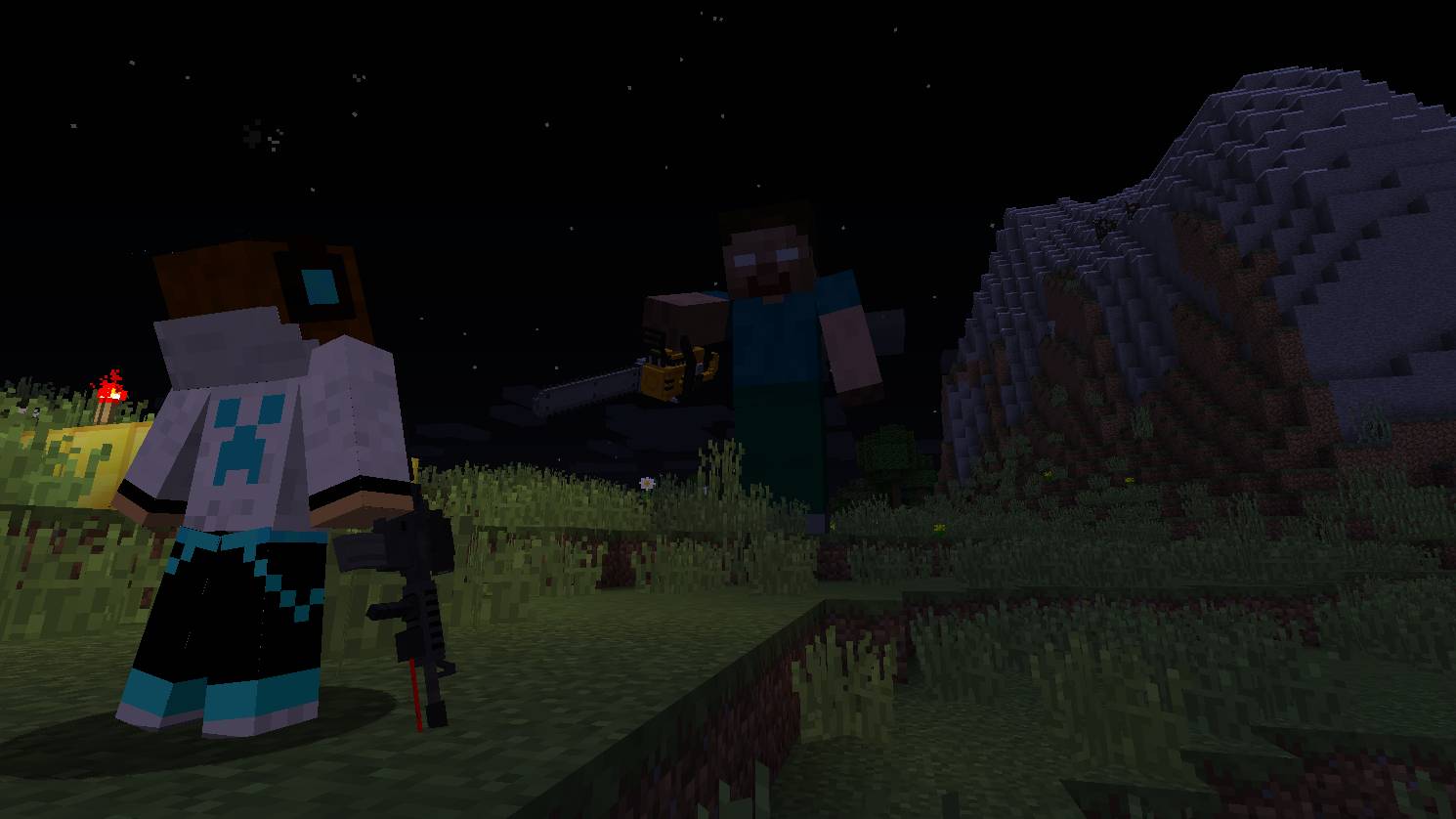 Я призвал Херобрина в Майнкрафт!