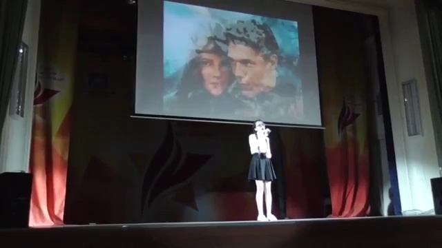 Илона Ц. с песней Баллада о войне на городском конкурсе-фестивале "Ради жизни на Земле"