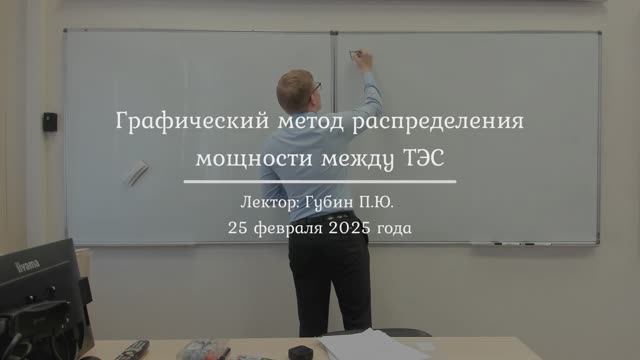 14| Графический метод распределения мощности между ТЭС