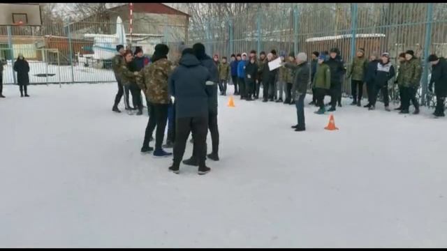 Минутка кадетской жизни  - перетягивание каната