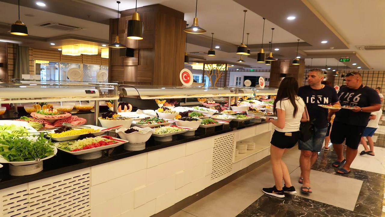 Чем кормят в отелях Турции. Завтрак в отеле 5* Eftalia Ocean Шведский стол. Отдых в Турции 2018