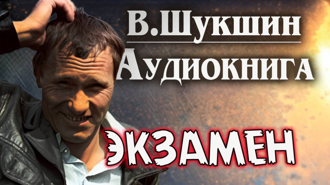 Василий Шукшин. Экзамен. Аудиокнига. Рассказ. #литература