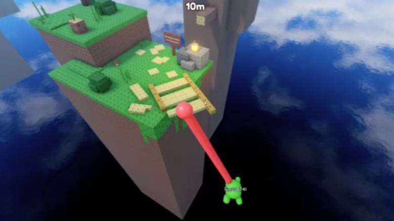 мы играем в Roblox в игру лягушка (2 игрока обби)!