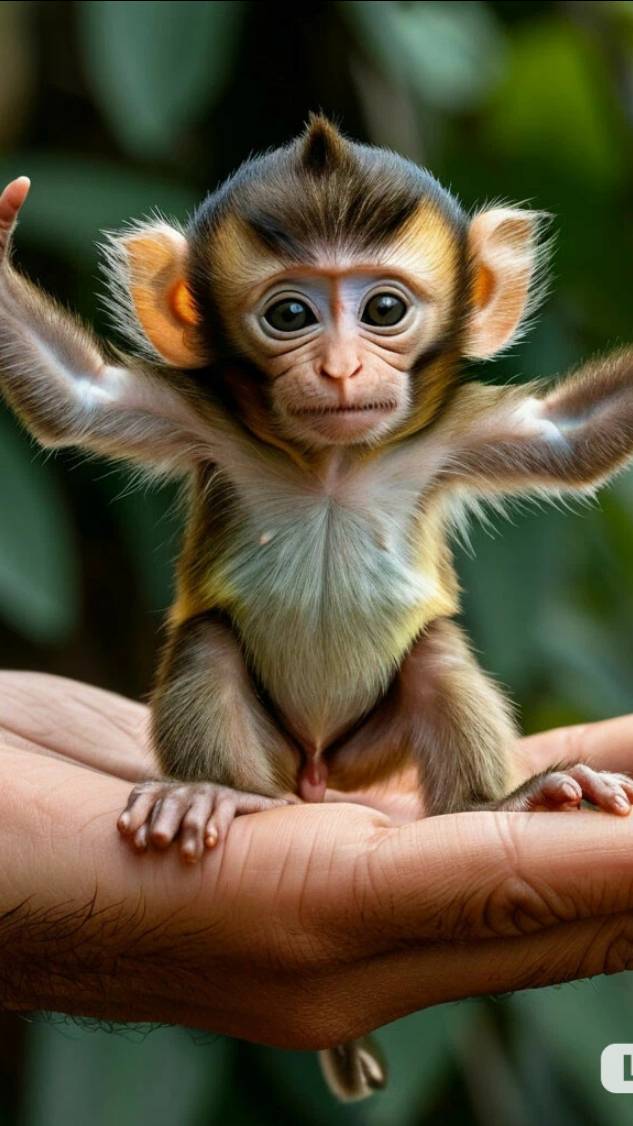 Очень маленькая обезьянка