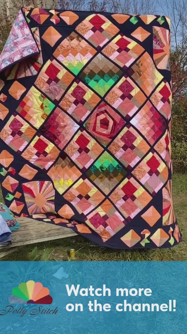 Осенняя фантазия. Лоскутное шитье для начинающих. DIY мастер класс