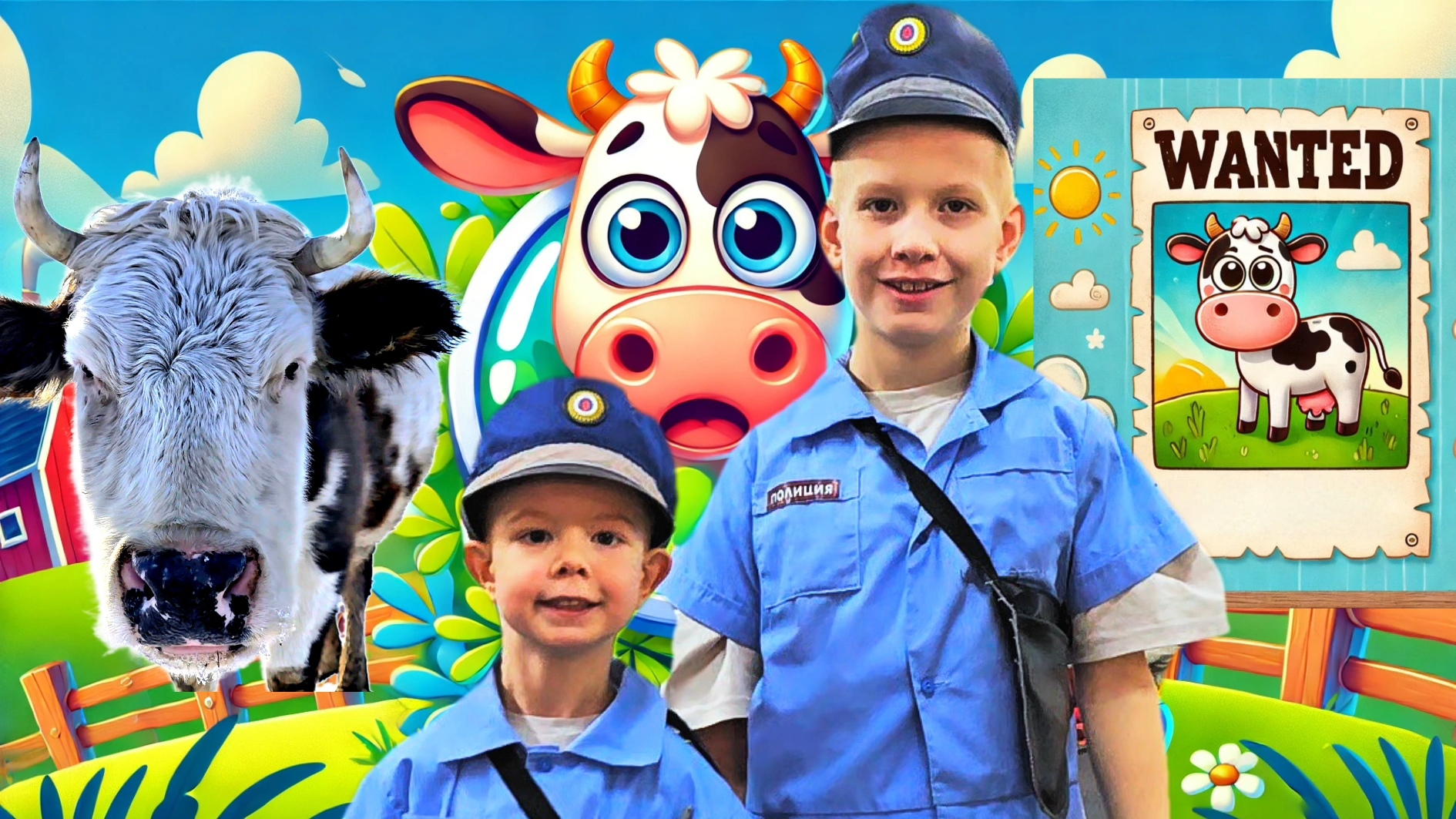 Кто украл корову? Арсений и Тимур ведут расследование.