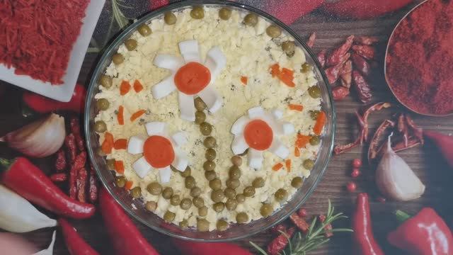 Мужчины в восторге от вкуса, женщины - от красоты!!! Лёгкий и вкусный Салат "Весенний"