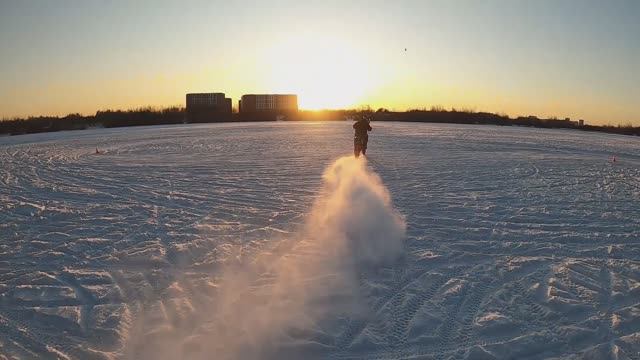 Видеоклип. Зима FMX Мотофристайл. Ск Полет. Мотокросс на льду, суперкросс