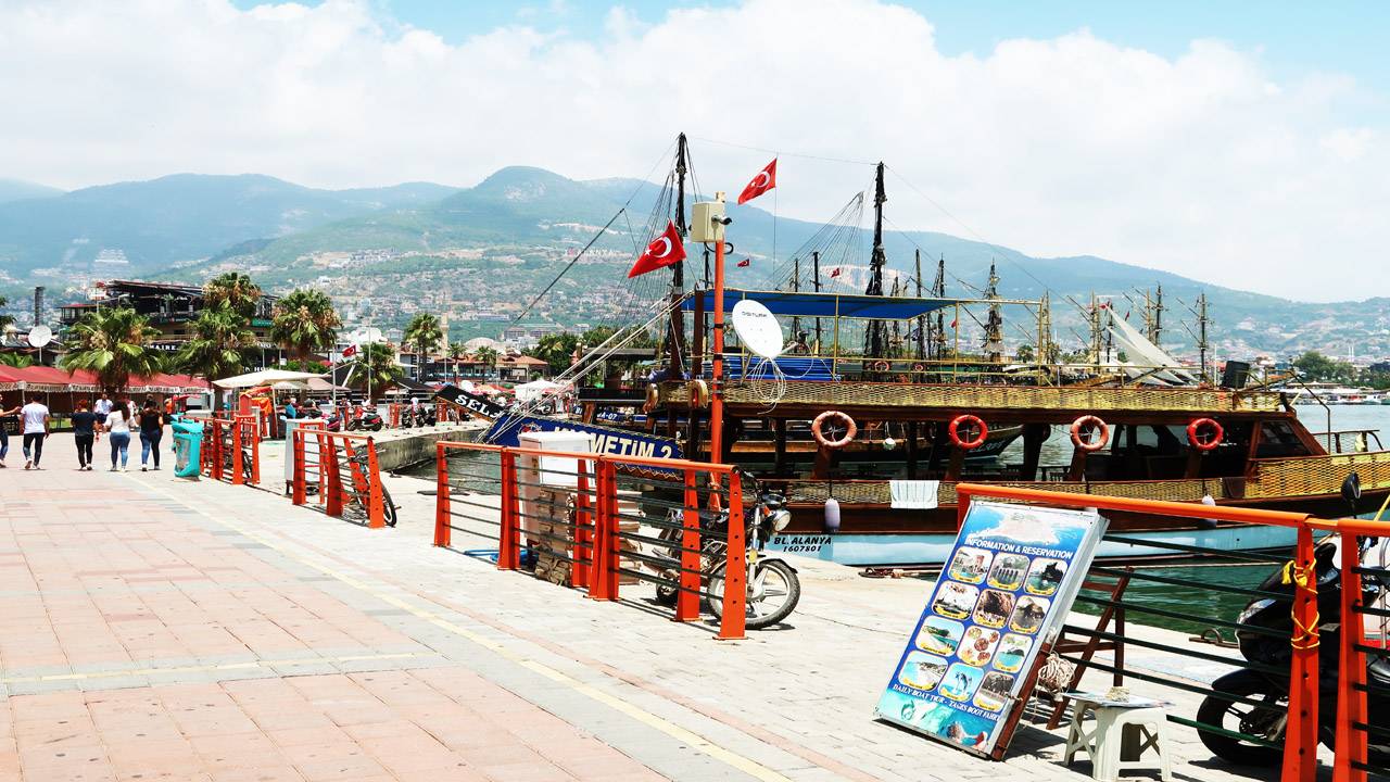 Прогулка по Аланье. Порт Аланьи. Отдых в Турции 2018