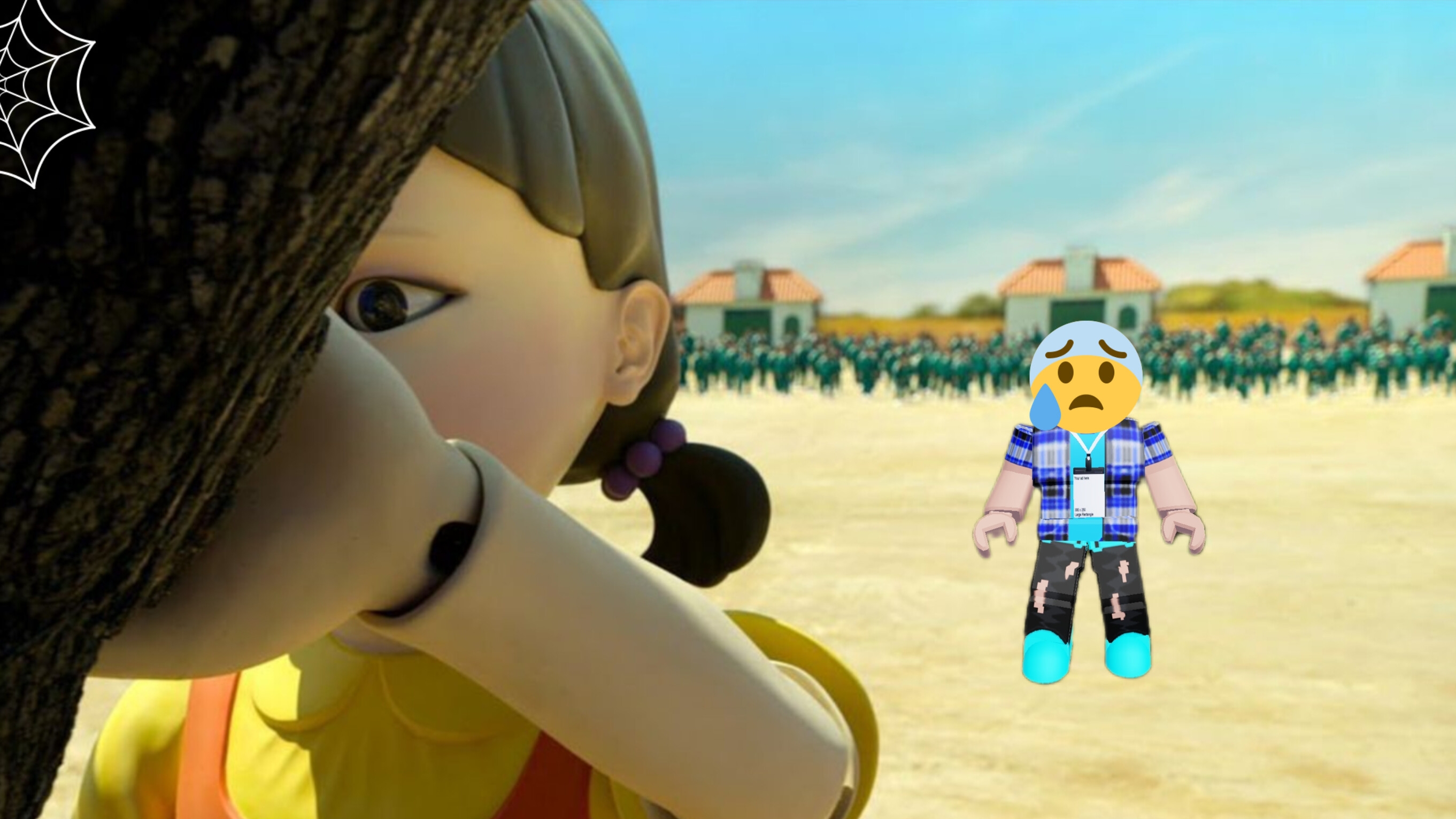 Я попал в настоящую игру в кальмара в roblox!!!! Что за игры?? 😨😨😨