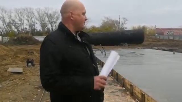 Отзыв Строим Вместе монолитная плита 7х21 под АЗС в Новосибирске