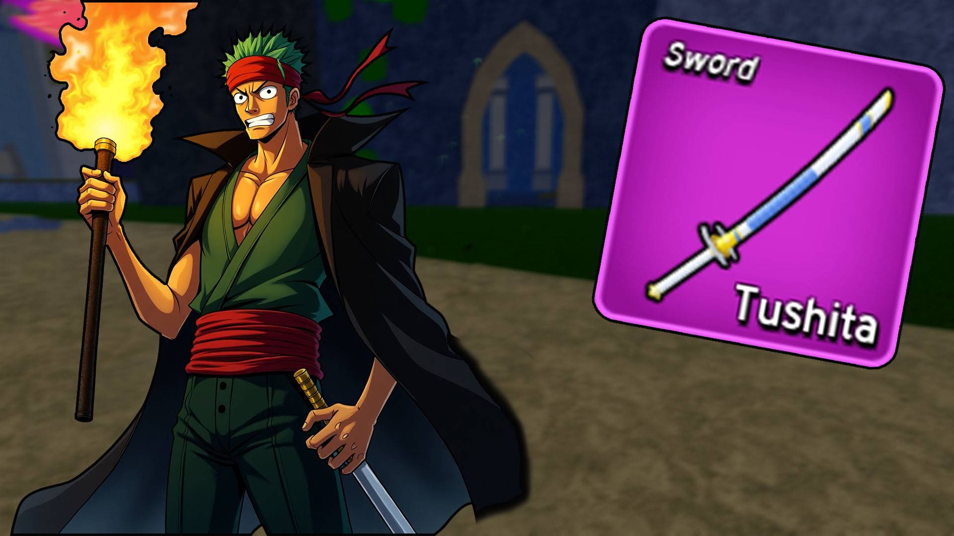 ТУШИТА Где Факелы Как получить меч Тушита в Блокс Фрукт Роблокс