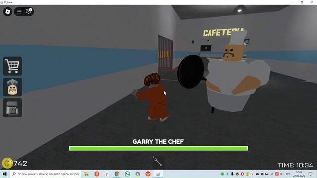 Играю в роблокс с другом в побег из тюрьмы