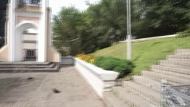 Сквер погибшим воинам.