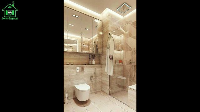 Дизайн санузла совмещенного и раздельного в современном стиле 🛀🏻🚽🚿 (58)