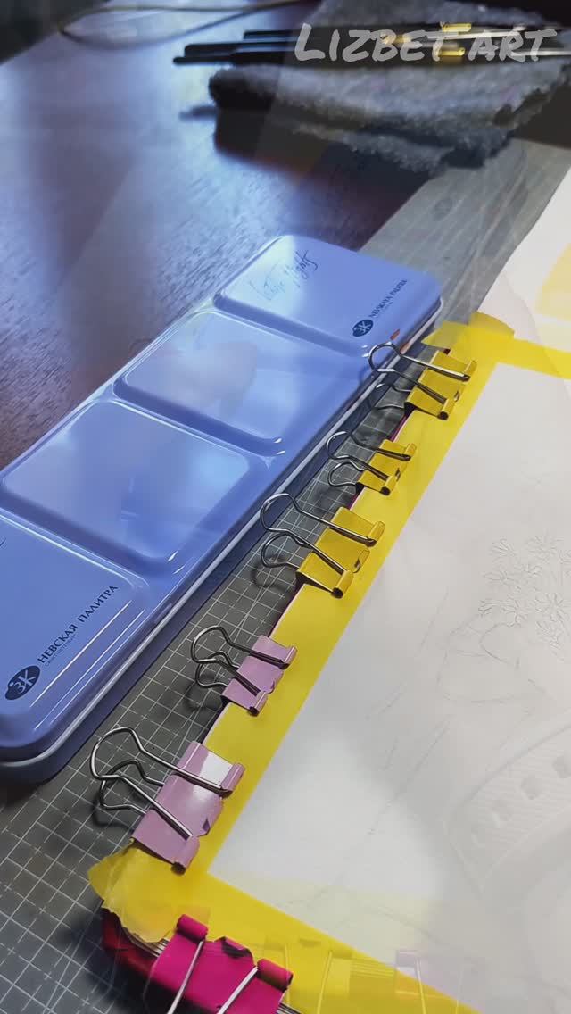 В преддверии 8 марта💐#tiktok #shorts #art #watercolor #lizbet #asmr