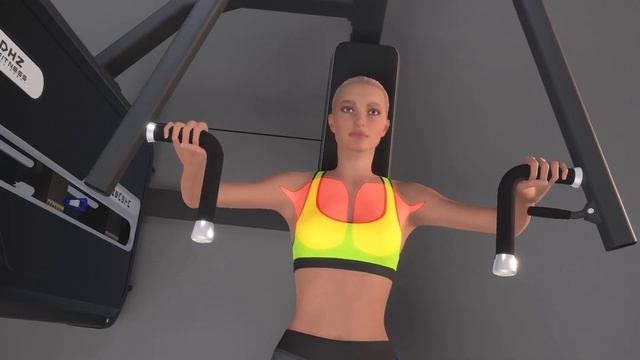 DHZ Fitness Evost II Dual Function - A3084 Chest Incline Press Shoulder Press