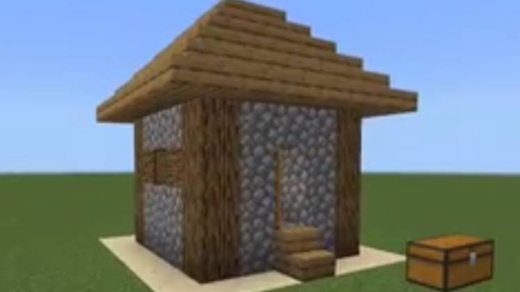 Как построить дом жителя из булыжника