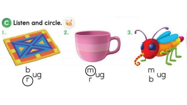 2) Ox Ph Unit 7 short u ug (rug, mug)