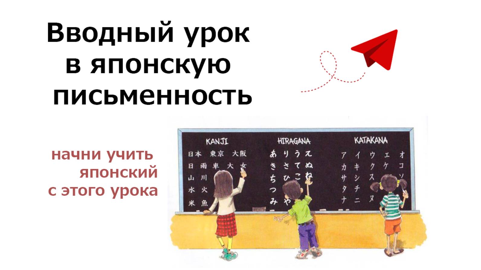 00. Вводный урок в письменность