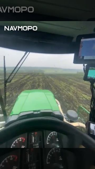 Работа автопилота NAVMOPO AT2 на опрыскивателе Барс 4000