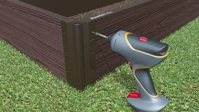 Как правильно сделать грядки  Видеоинструкция по монтажу грядок из ДПК NauticPrime и Holzhof