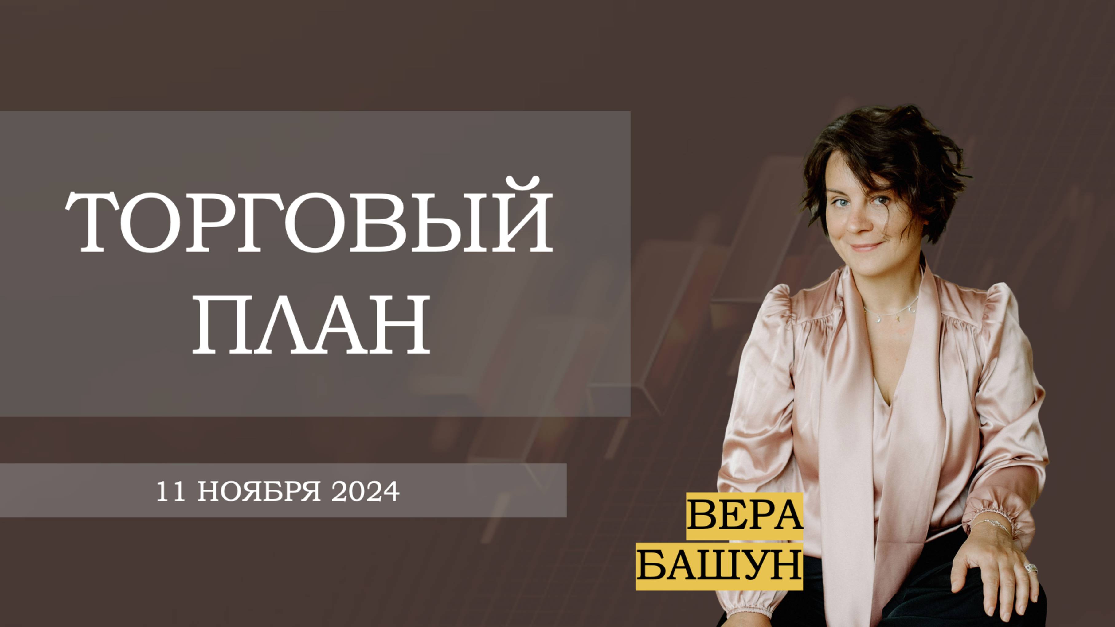 Торговый план с Верой Башун 11.11.2024