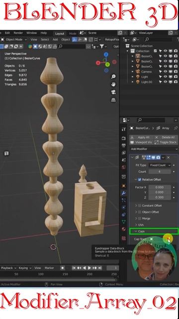 Blender 3D_Modifier Array 02