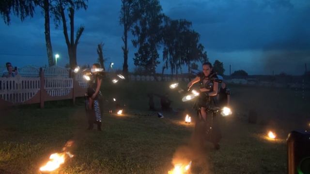 Fire Show на Свадьбе