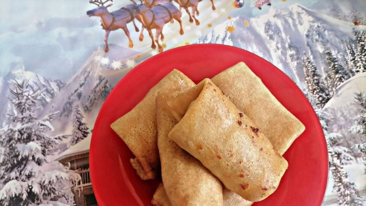 На воде. @ Блины. С ветчиной и сыром.