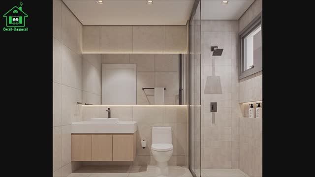 Дизайн санузла совмещенного и раздельного в современном стиле 🛀🏻🚽🚿 (54)