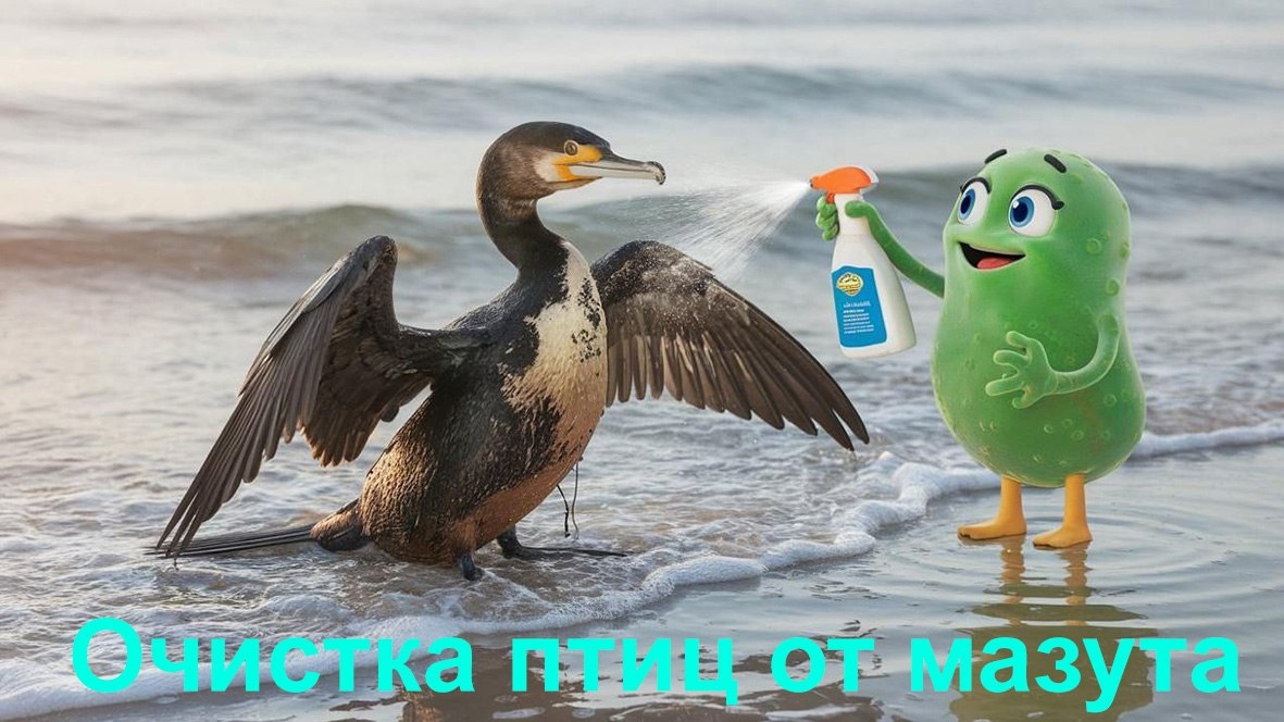 ОЧИСТКА ПТИЦЫ ОТ МАЗУТА