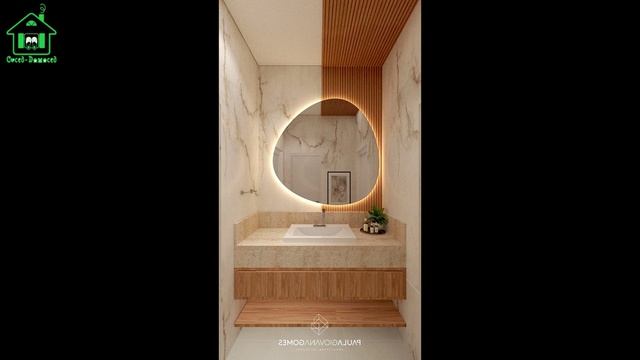 Дизайн санузла совмещенного и раздельного в современном стиле 🛀🏻🚽🚿 (55)