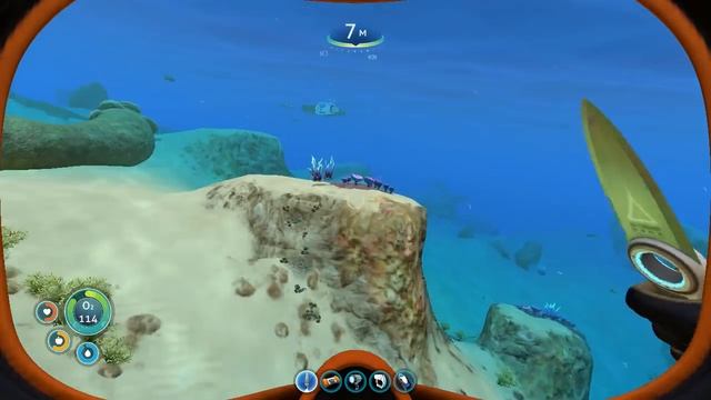 Компас, ребризер и внезапный сталкер - Subnautica #12