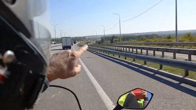 Большое путешествие  в Крым из Воронежской области с мужем на мотоцикле,когда тебе 50.день1