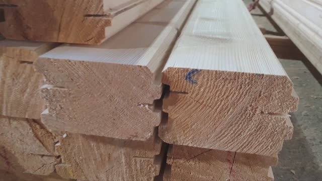 Заказ-Дом: профилированный брус 90х140 мм - камерной сушки с компенсационными пропилами