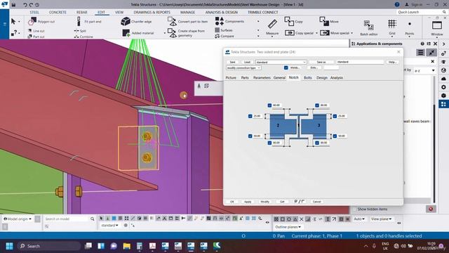 3.6 -Double-Sided End Plate Connection
