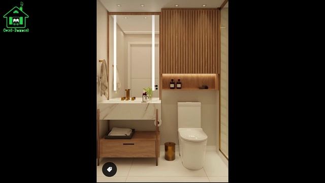 Дизайн санузла совмещенного и раздельного в современном стиле 🛀🏻🚽🚿 (57)